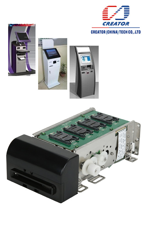 IC Motorized Card Reader With PSAM Board And LED , Magnetic Stripe Card ...