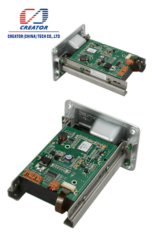 Manual Insertion Dip Card Reader With Card Latch Function , IC Smart ...