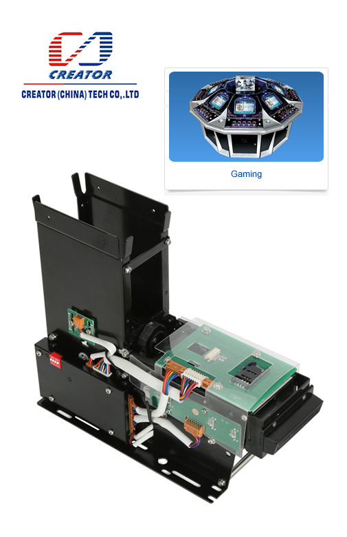 Magnetic RFID Contactless Card Dispenser , RS-232 Card Dispenser For IC ...