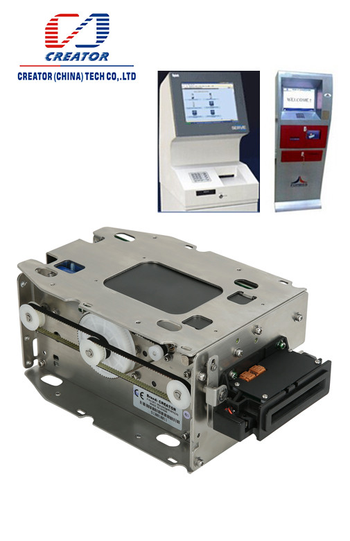 Tamper-Proof IC Motorized Card Reader With RS 232 / USB Interface DC 24V